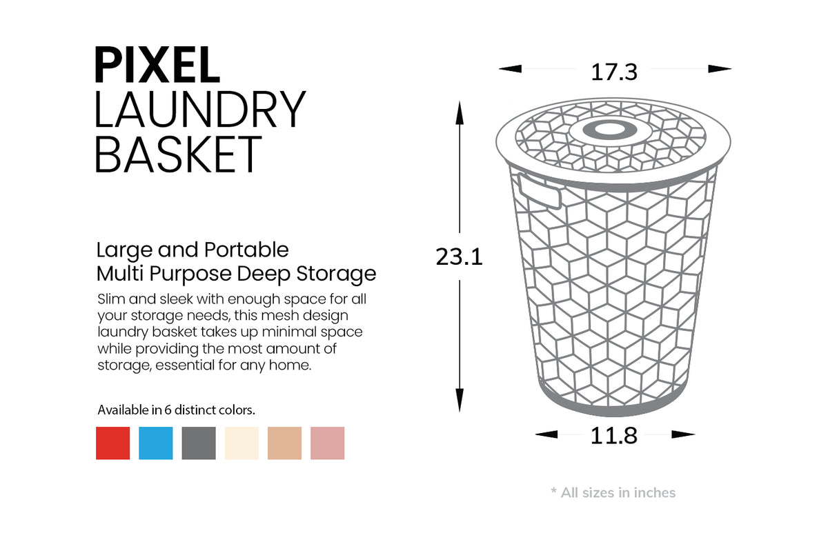 Pixel Laundry Basket – Graceware.shop