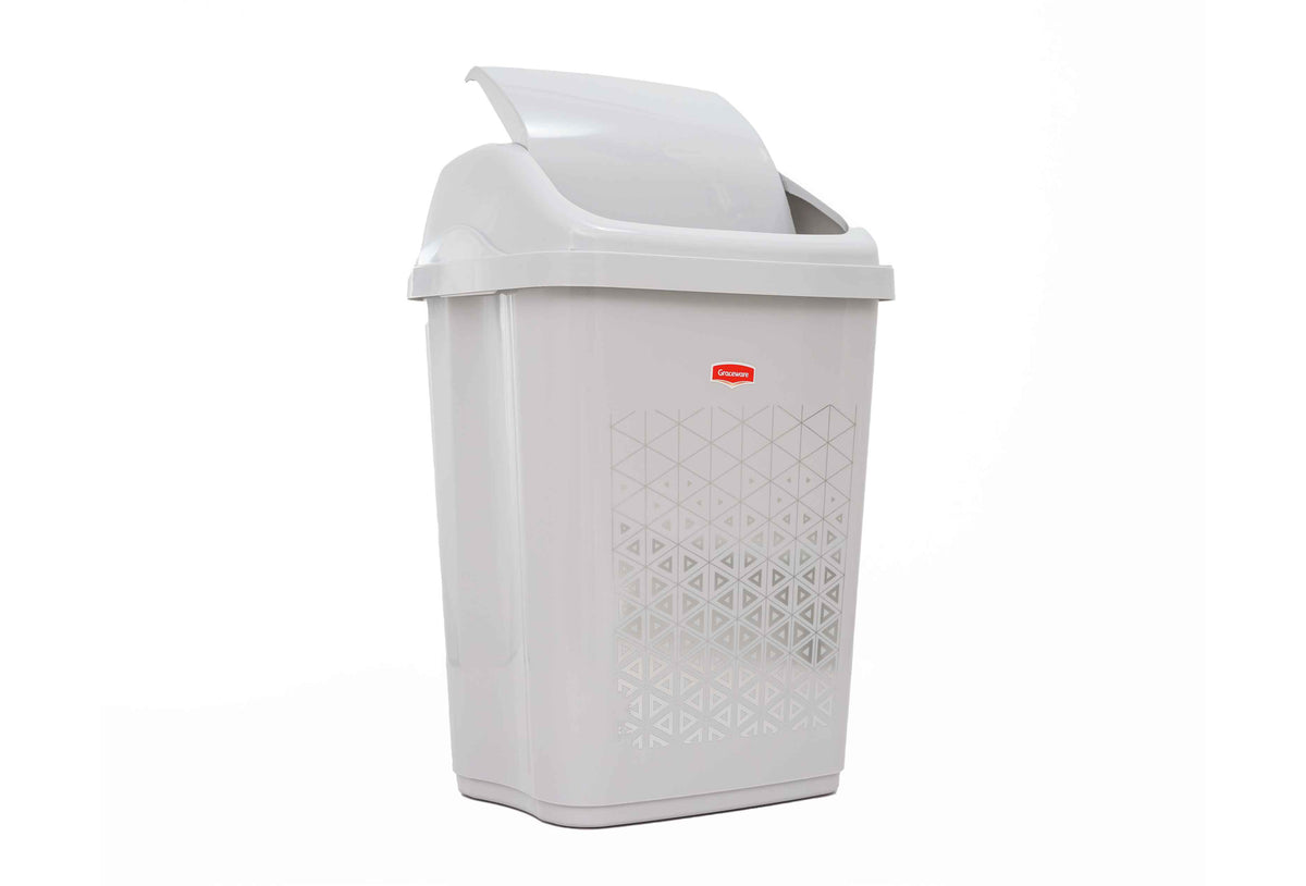 Eco Dustbin Vertex-Grey 26 Liters – Graceware.shop